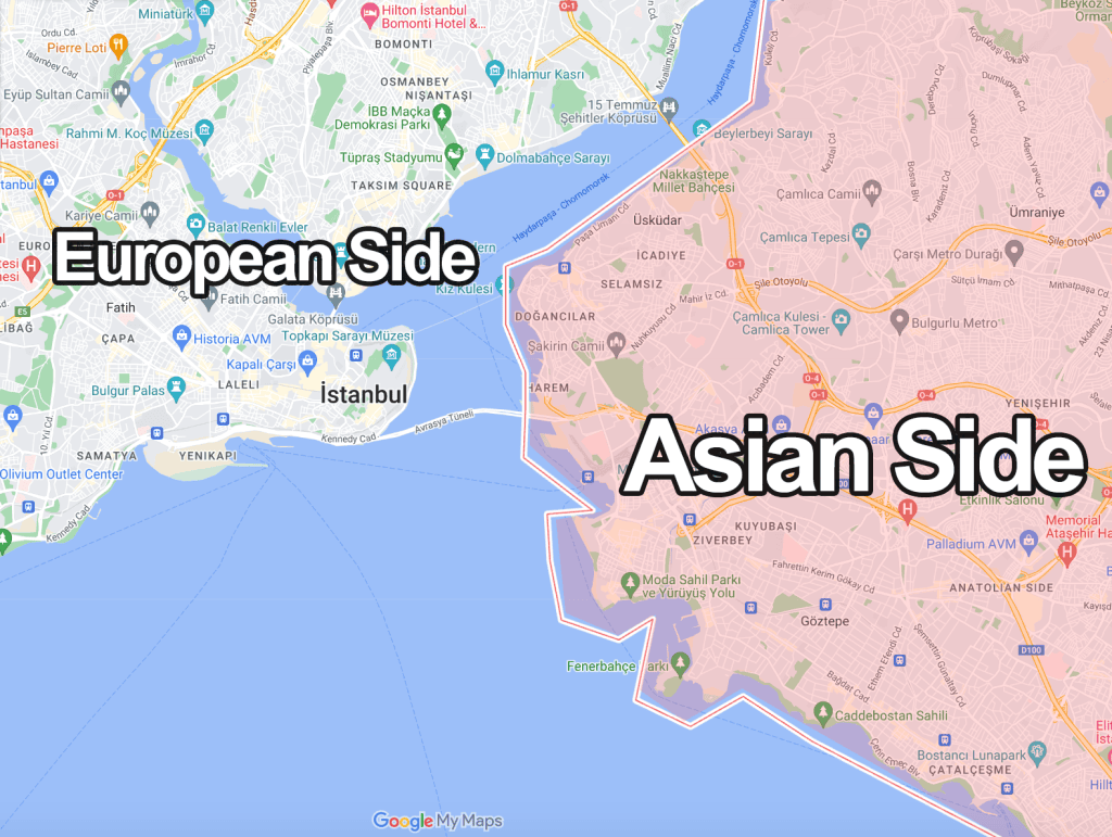 How to Travel to Istanbul’s Asian Side from the European Side: All 6 ...