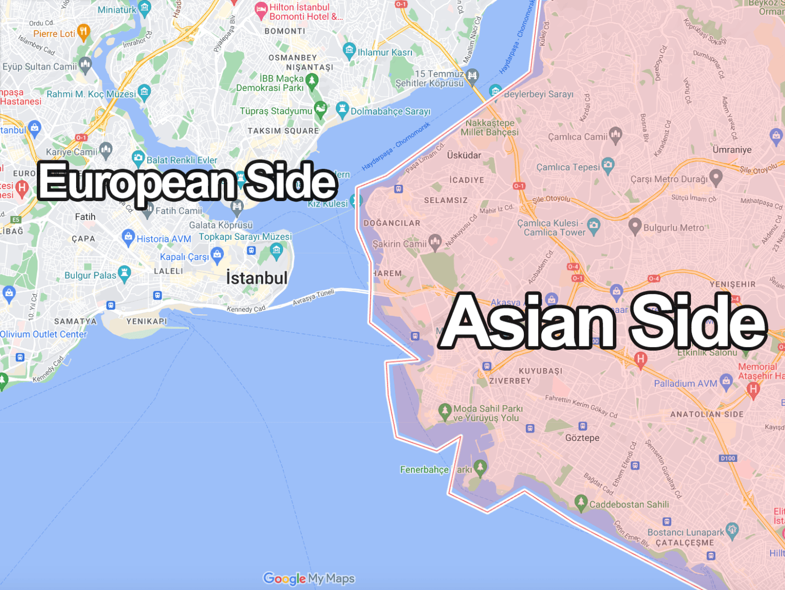 How to Travel to Istanbul’s Asian Side from the European Side: All 6 ...